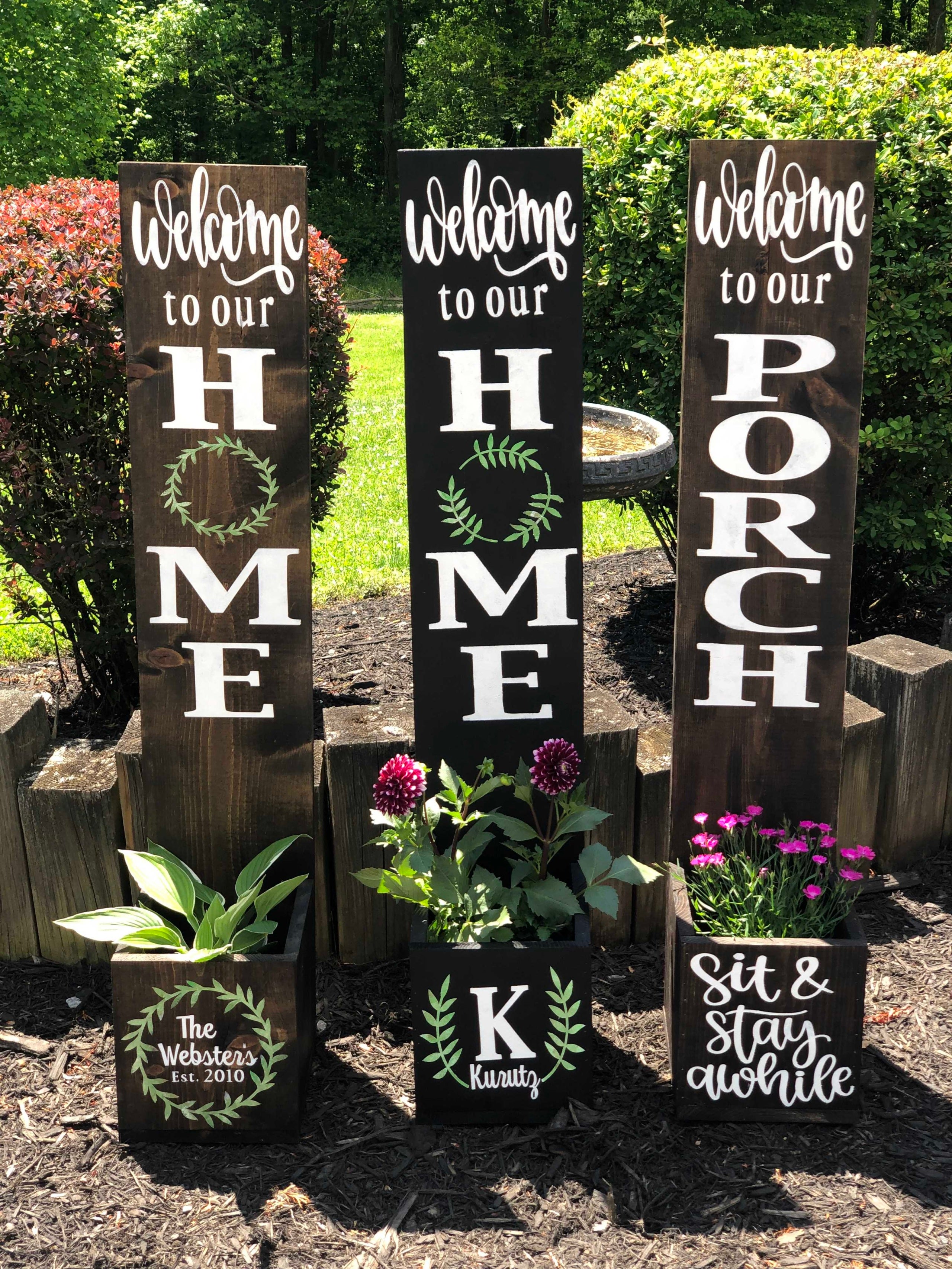 Welcome Sign Planter Class, Sat., June 27th | Casey K. Creations